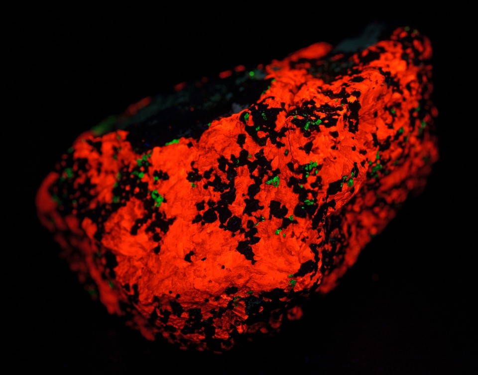 Franklin Marble, Nice sample! UV. Franklin Mine, New Jersey. 471 grams ...