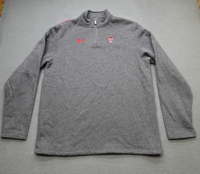 Under Armour Texas Tech Red Raiders 1/4 Zip Sweater Men's Size L ...