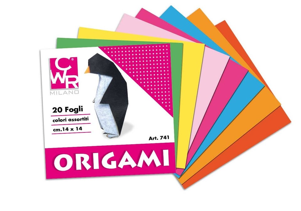 Origami Paper 14X14 Pcs. 20 + Instructions Assorted Colors | Cwr | eBay