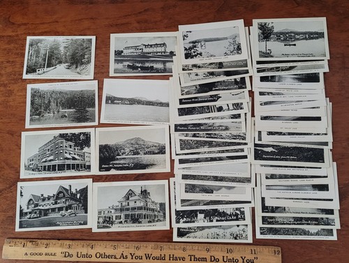 Lot of 45 Pcs. Small Lithograph Cards, Adirondacks | eBay