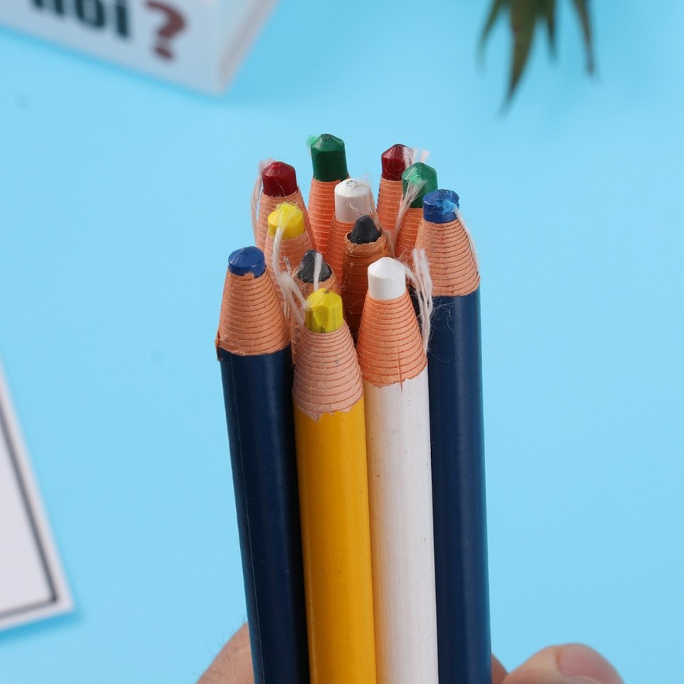 12 PCS Pull Crayons Child Toddler Peel-Off Grease Pencil Wax Stick ...