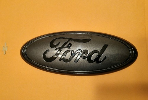 2011-2016 Ford F250 tailgate emblem custom MAGNETIC & GLOSS BLACK ...