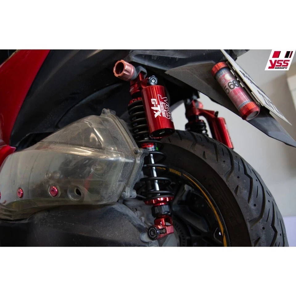 Red YSS Shock Absorber Suspension GTX G-TX For YAMAHA X-MAX XMAX 250 ...