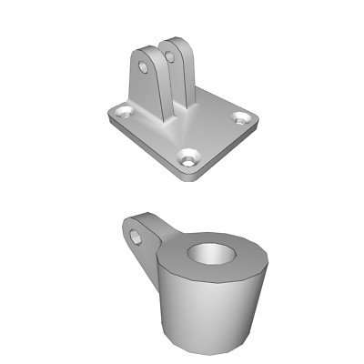 Z-Axis Support Bracket for M8 Thread Rod 3D Printer Adjustable Mount | eBay