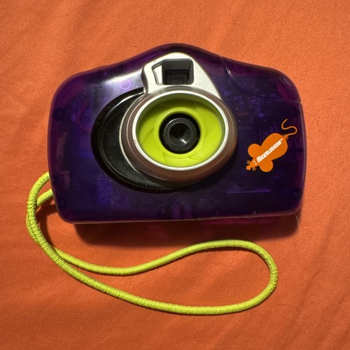 Vintage 1999 Slime Nickelodeon Nick Click Purple Digital Camera ...