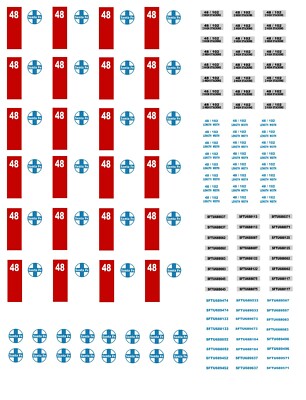 HO Scale Container Decals. " Santa Fe " | eBay