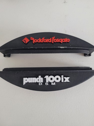 Rare Old School Rockford Fosgate Punch 100ix Dsm End Caps | eBay