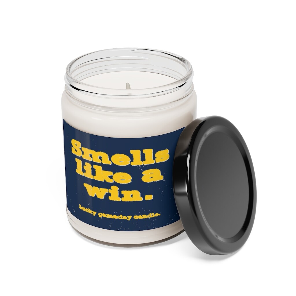Smells Like a Michigan Win Scented Candle, Wolverine Football, Go Blue ...