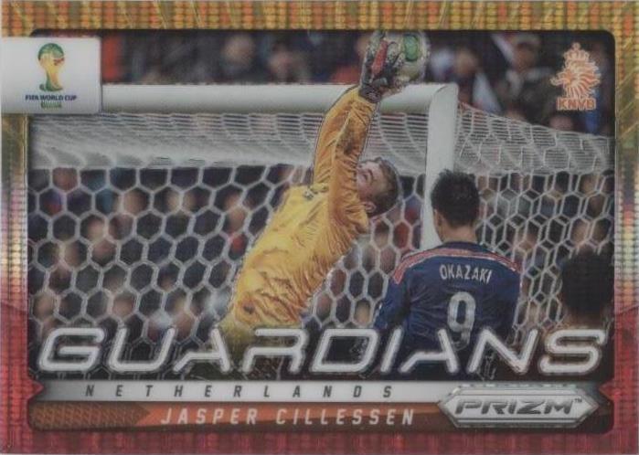 2014 Panini Prizm World Cup - Guardians Jasper Cillessen #13 Yellow ...