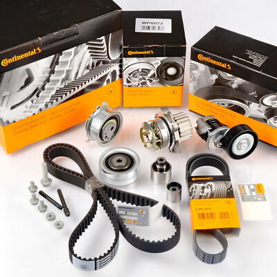Contitech CT1139WP6 timing belt kit Wapu + 6PK1070 V-ribbed belt kit ...