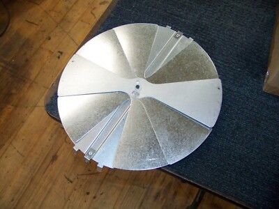 American Louver 12" Round Galvanized Steel Radial Damper New | eBay
