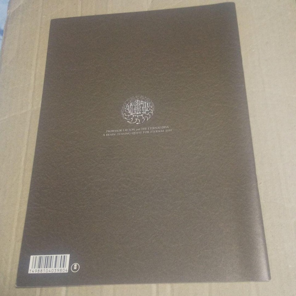 Japan Anime Professor Layton The Eternal Diva Pamphlet Book Fashionable ...