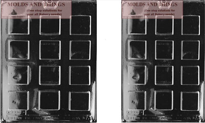 Plain square mints square shape Chocolate Candy Mold | eBay