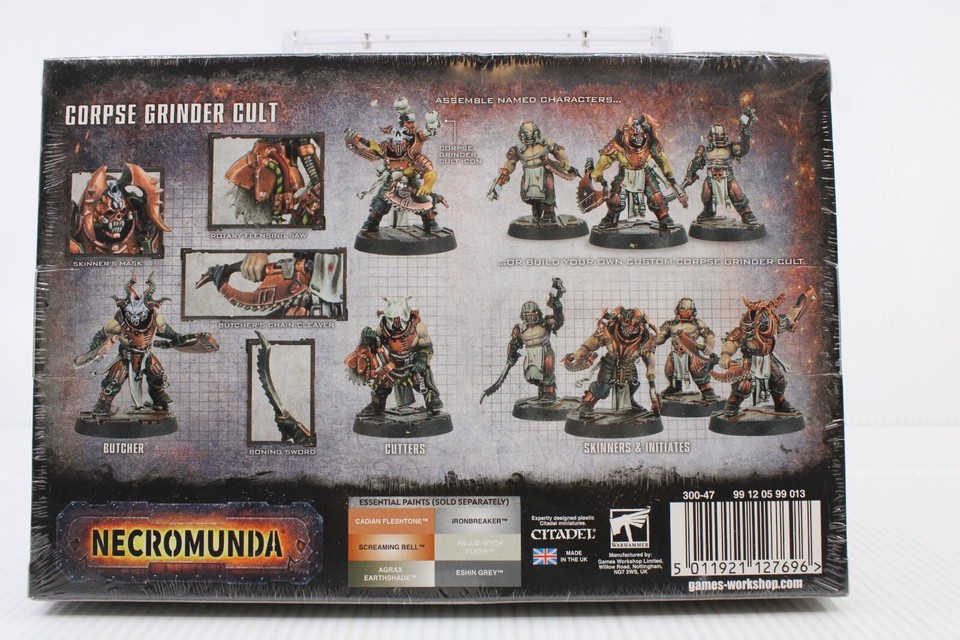 H7 Warhammer 40k 40,000 Necromunda Set MISB Corpse Grinder Cult 10 ...