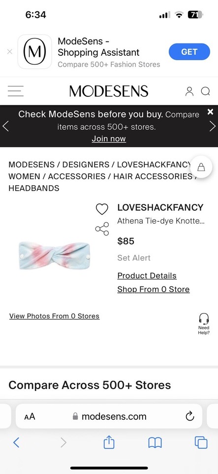 love shack fancy terry cloth headband new | eBay