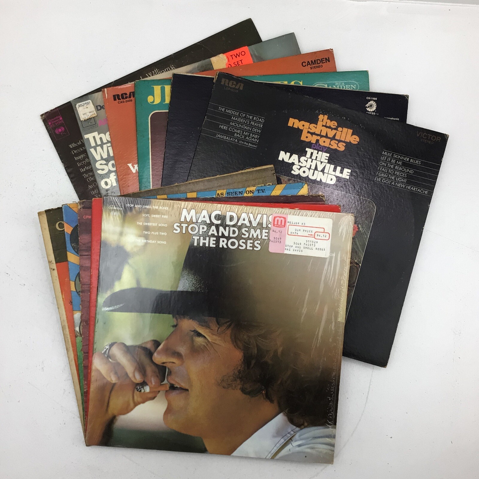 x11 Vintage Country Music Vinyl Records from Various Artists (Lot #50 ...
