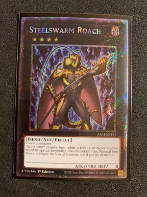 Steelswarm Roach (Platinum Secret Rare) - Yugioh | eBay