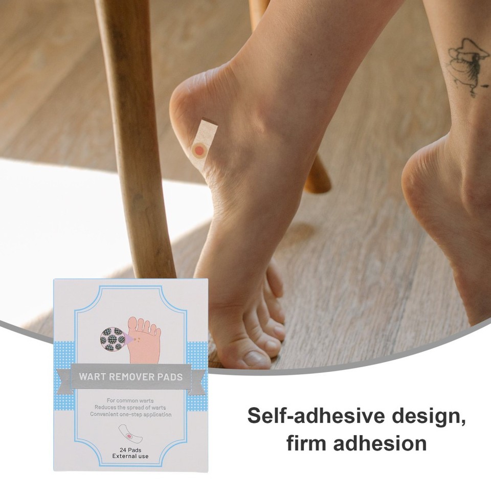 Pcs Remover Pads Adhesive Feet Warts Patches Feet Pain Relief Stickers ...