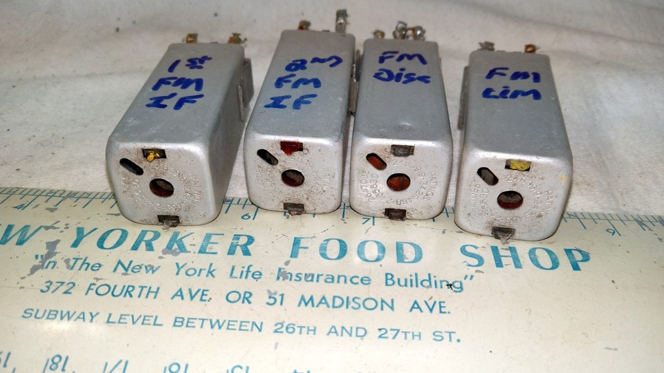 4 Merit IF, Limiter, Discriminator Transformers for FM Tube Radio | eBay