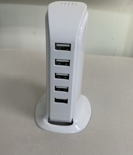 Intertek 5-Port USB Desktop Charging Station Hub Wall Charger. Model MF ...