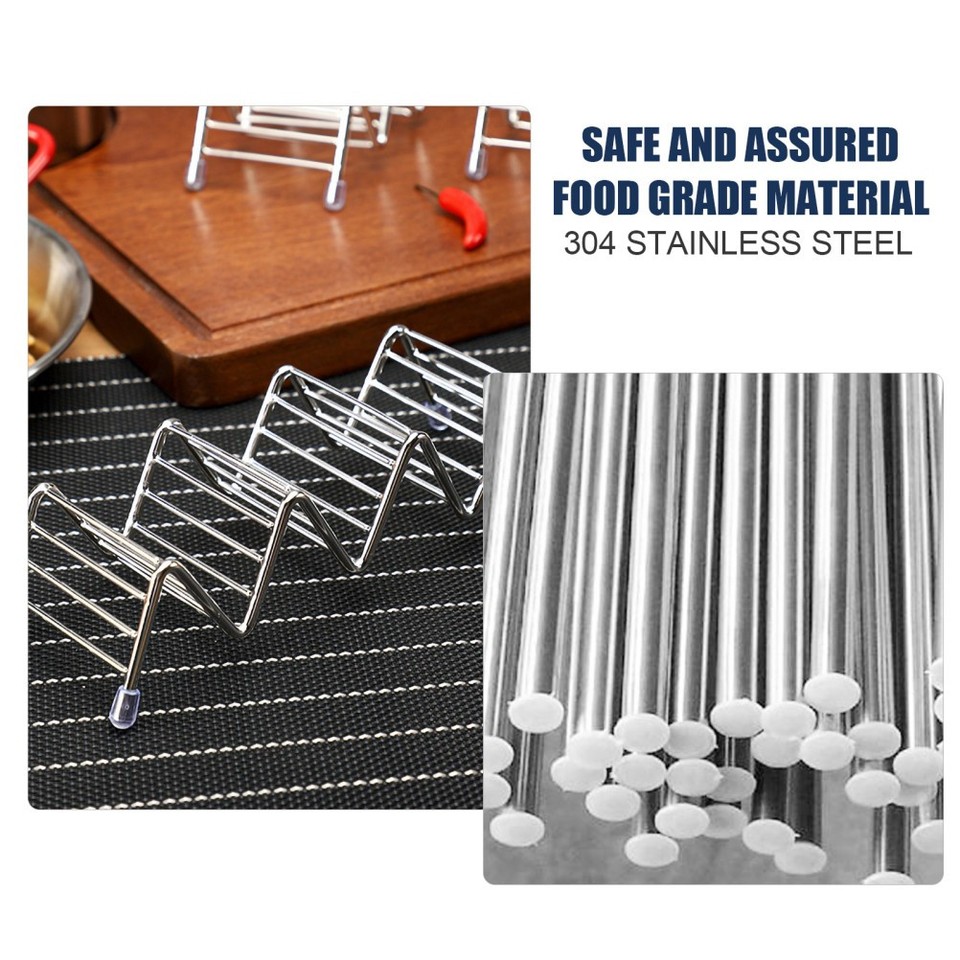 Individual Taco Holder Food Display Rack Party Mexican Pancake Stand ...