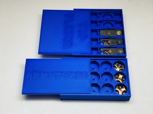 Aurora Afx Top Plate & Armature Case Combo Ho Slot car Lot Blue New ...