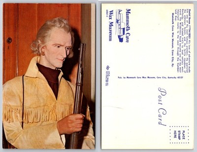 Mammoth Cave Wax Museum Kentucky Rifleman Postcard | eBay