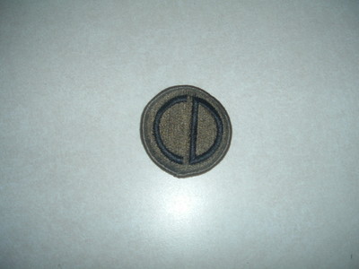 GENUINE MILITARY PATCH US ARMY 85TH INFANTRY DIV SUBDUED OD GREEN NEW ...