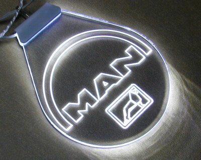 MAN LED light logo | eBay