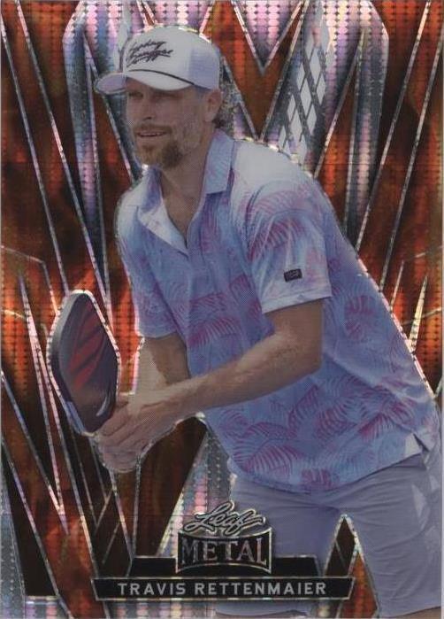 2024 Leaf Metal Pickleball - Travis Rettenmaier #33 Fire Pulsar /15 for ...