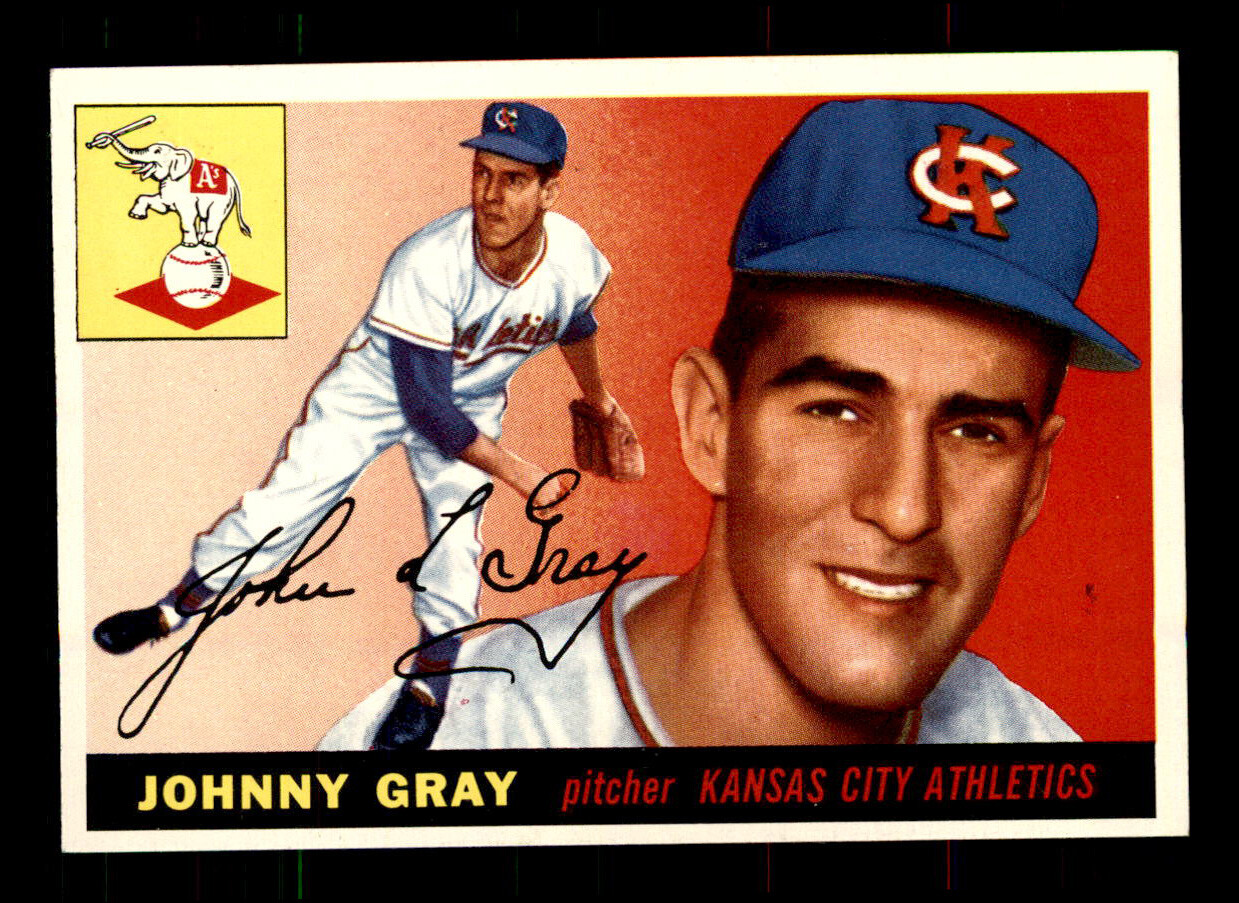 1955 Topps #101 Johnny Gray NM-MT | eBay