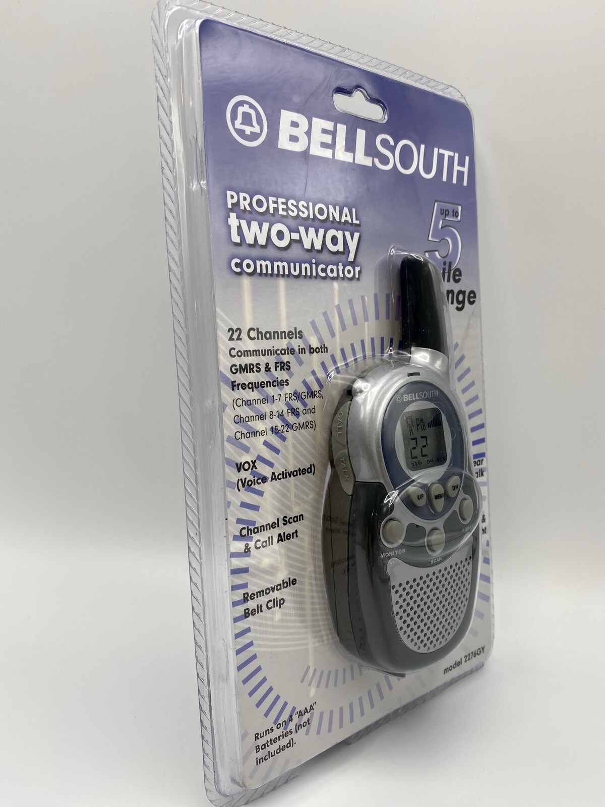 Bell South Professional TWO-WAY Communicator 5 Mile Range 22 Channels ...