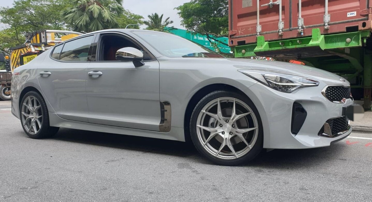 19” ROHANA RFX5 BRUSHED TITANIUM CONCAVE WHEELS FOR Q60 Q50 19X8.5 19x9 ...