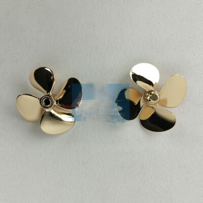 High-Quality Metal Propellers - 4 Blades for Ship Models & DIY ...