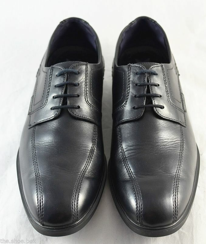 Men's MEPHISTO 'Fabio' Black Leather Bicycle Toe Oxfo… - Gem