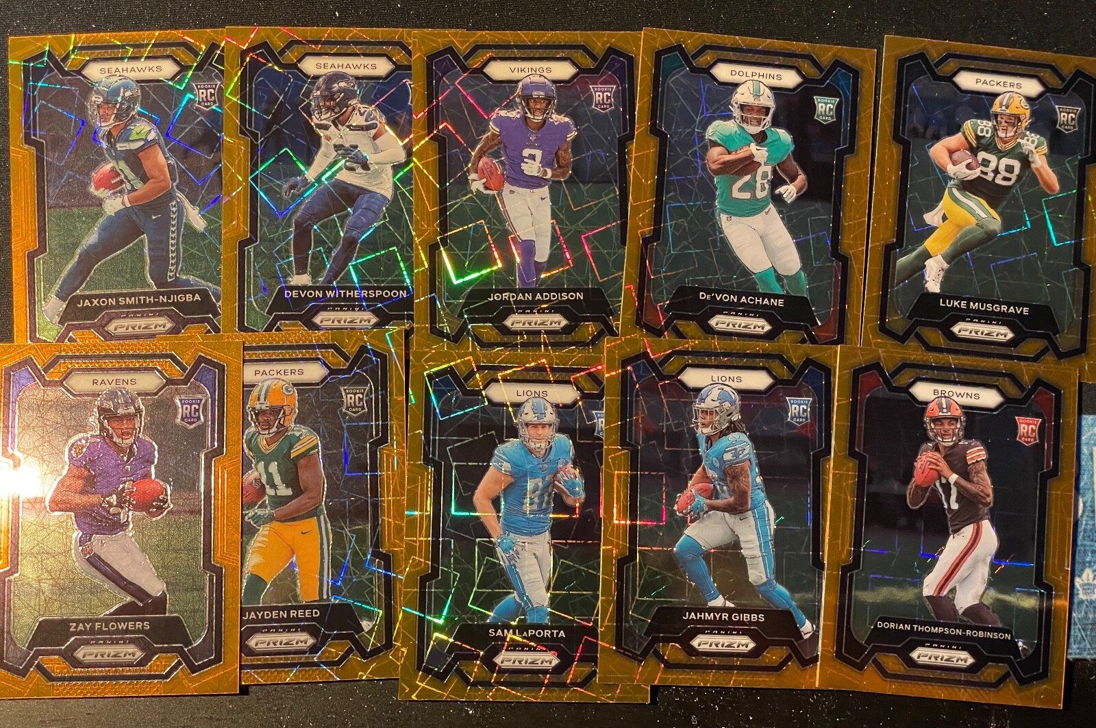 2023 Panini Prizm Football Rookie Orange Lazer Prizm U-Pick! RESTOCK ...