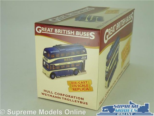 WEYMANN TROLLEYBUS MODEL BUS HULL CORPORATION 1:76 SCALE CORGI OOC ...