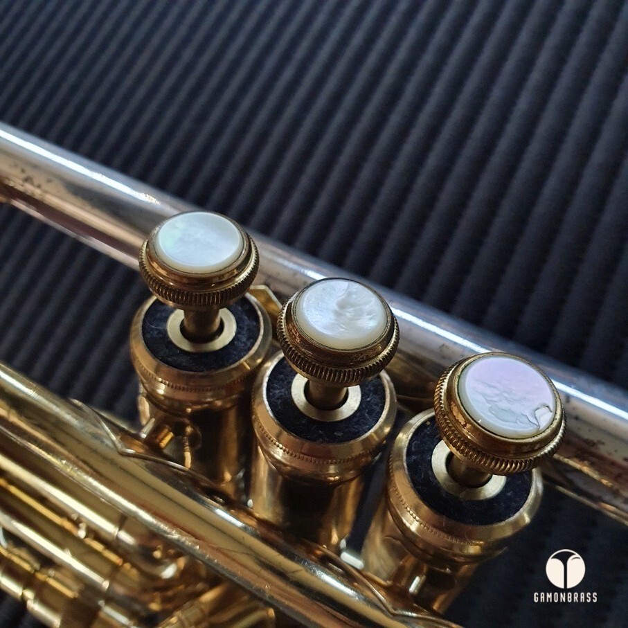 King Master SIlverSonic cornet Sterling Silver Bell, case | GAMONBRASS ...