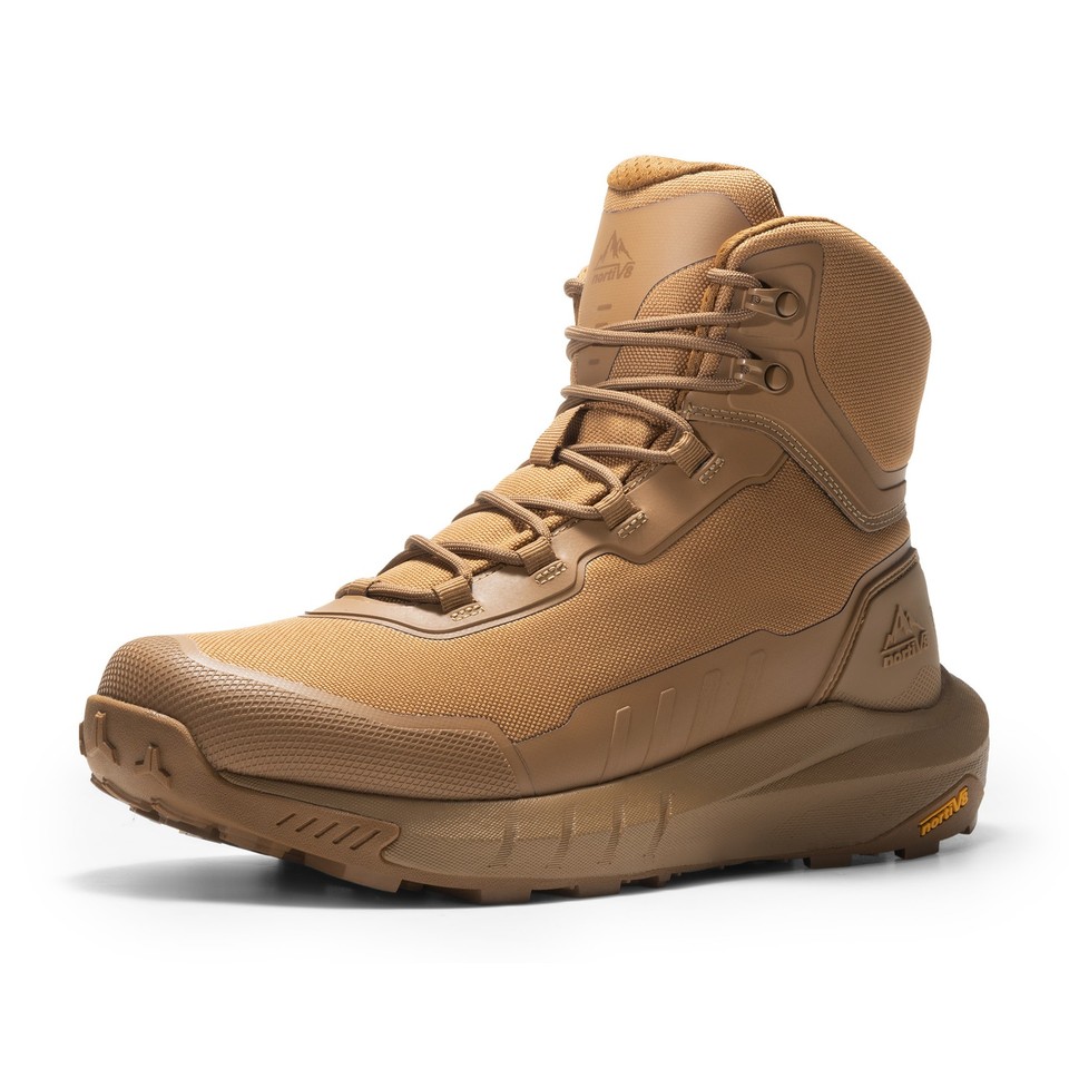 Men's Lightweight Tactical Military Boots Side Zipper Combat Boots Wide ...