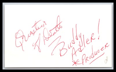 E. Maurice "Buddy" Adler - Producer - 3x5 Card - Signed | Autograph | eBay