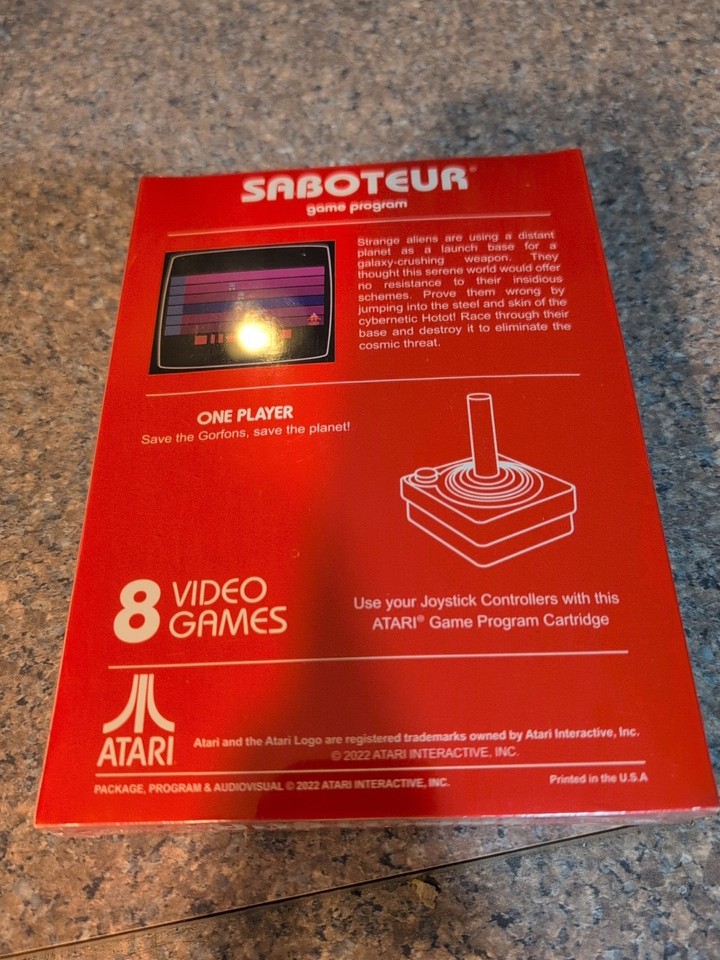 Atari 2600 Saboteur Unreleased Prototype New in Box NIB | eBay