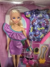 Mattel Barbie Fashions Odile Doll Playline HYT61 3 Outfits for sale ...