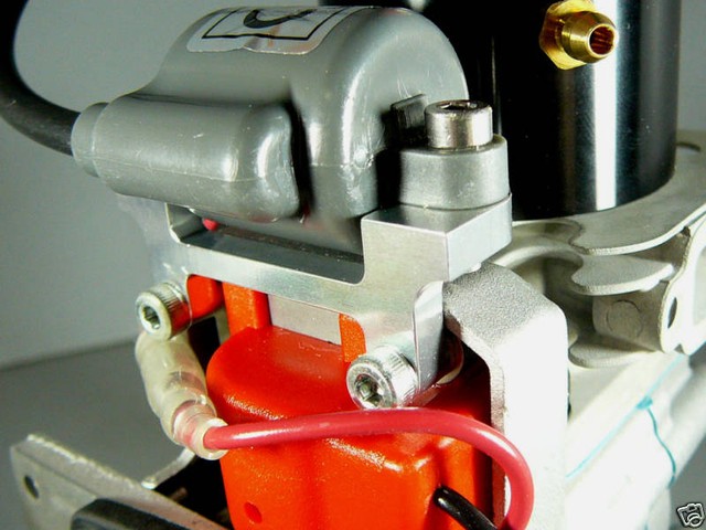 "above Red Coil " CNC Coil Relocator Adaptor Zenoah G260 290 300 320 ...