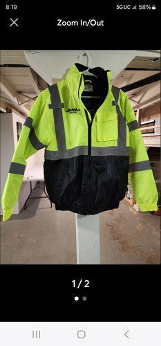 DHL Supply Chain Safety Winter Jacket | eBay