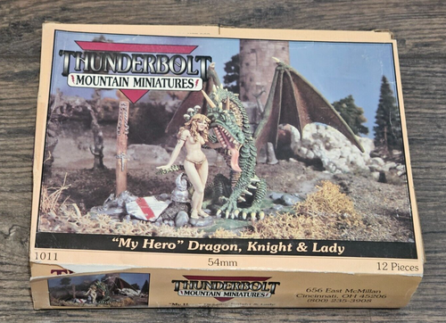 Thunderbolt Mountain Miniatures My Hero Dragon Knight Lady 1011 12 ...