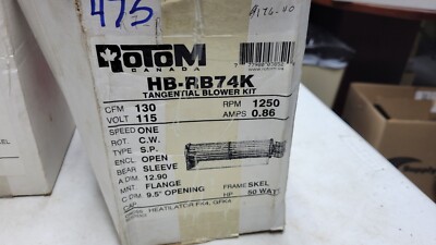 ROMTOM HB-RB74K TANGENTIAL BLOWER KIT CANADA | eBay