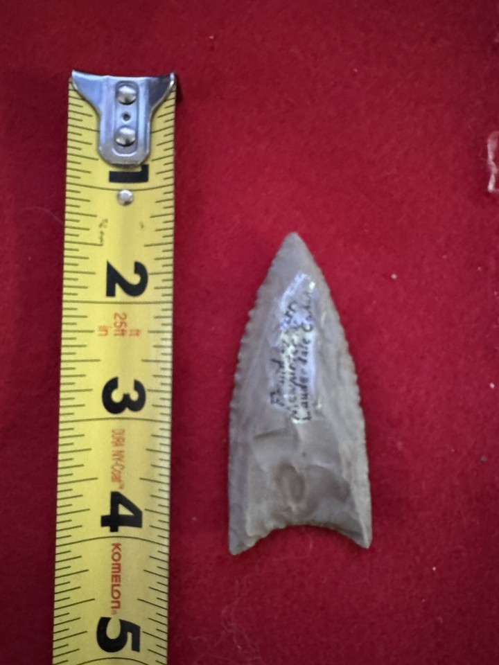 Native American Paleo Fluted Clovis Point Arrowhead Artifact | eBay