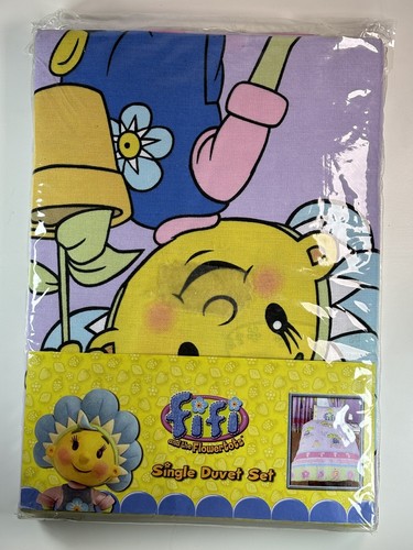 Vintage Fifi And The Flower Tots Single Duvet Set Kids Children New ...