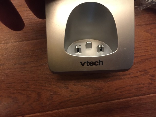 VTech 4H20 Cordless Phone Handset Cradle Black and U060030a12v AC ...