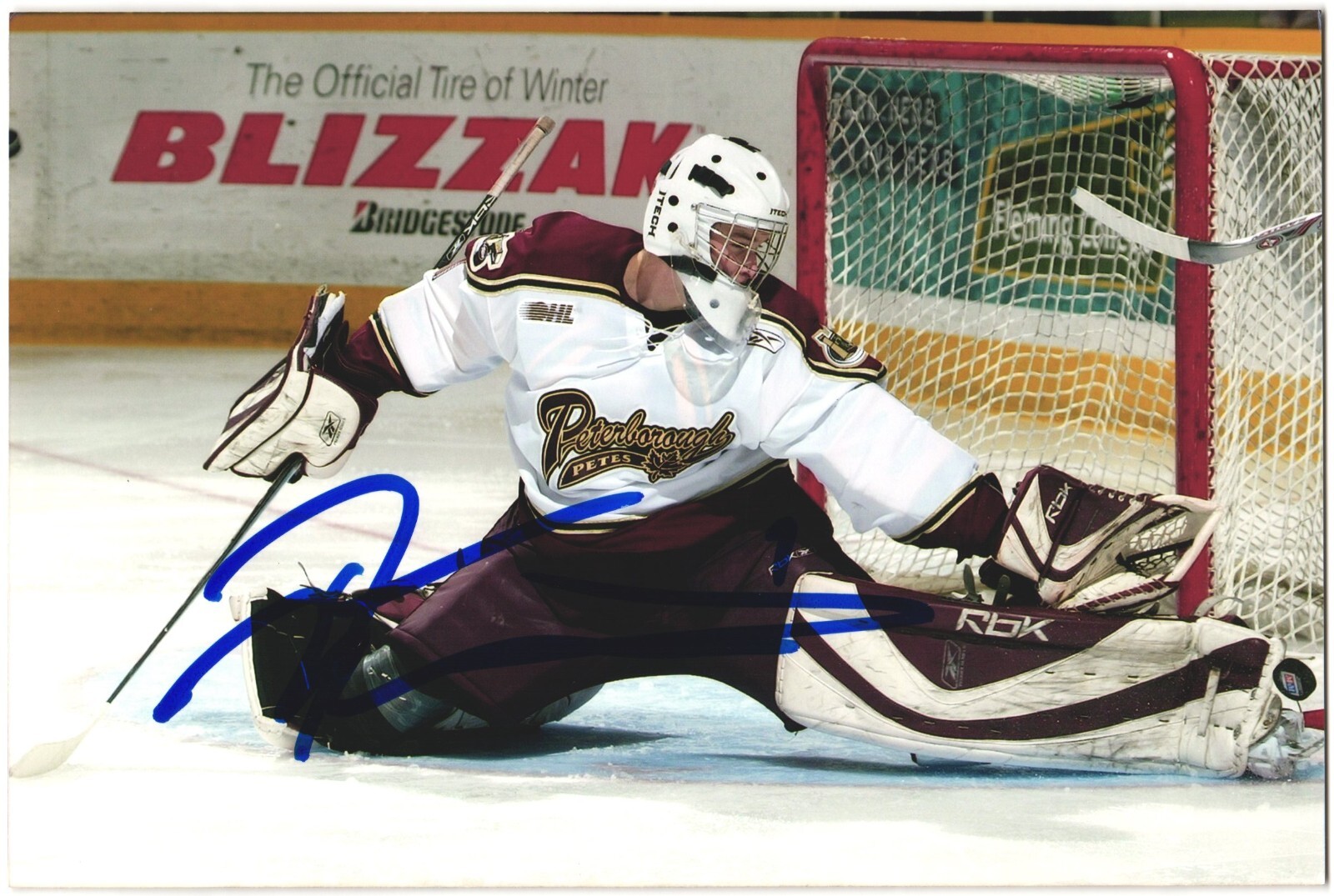 Jason Missiaen Autographed 4x6 Color Photo Peterborough Petes Goalie #1 ...